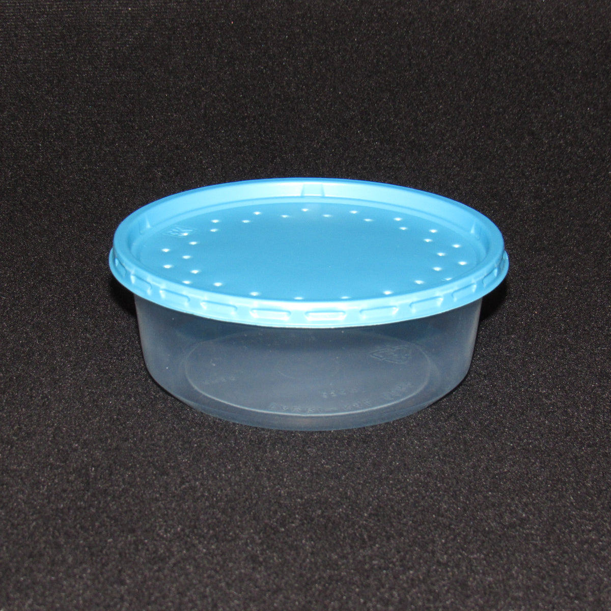 Clear Plastic Live Bait Cups - Insect Cup with Blue Lid ...